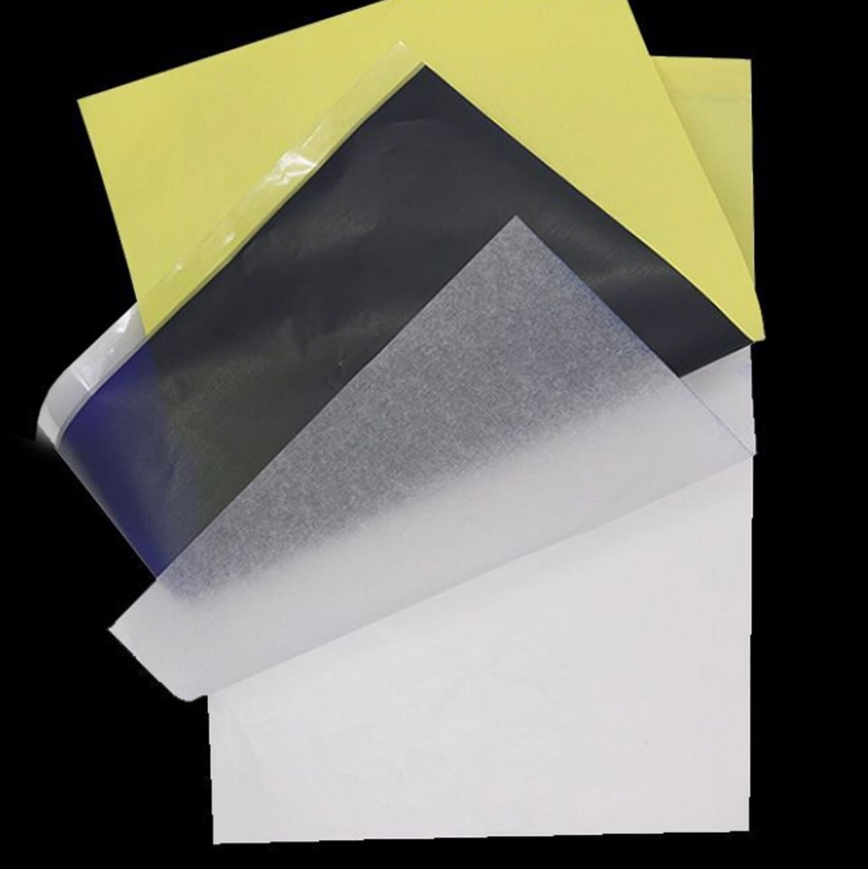 Tattoo Transfer Paper Stencil Carbon Thermal Tracing Hectograph ...