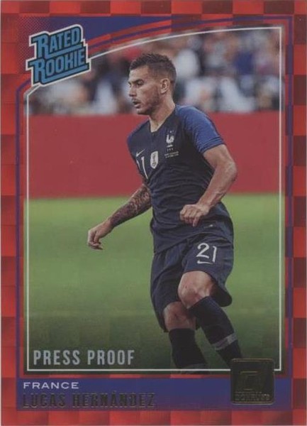 2018-19 Panini Donruss - Rated Rookie Press Proof Red #190 Lucas ...