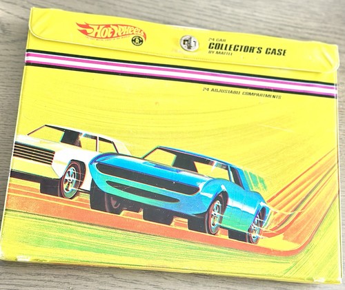 Vintage 1968 Hot Wheels 24 Car Case. Yellow | eBay
