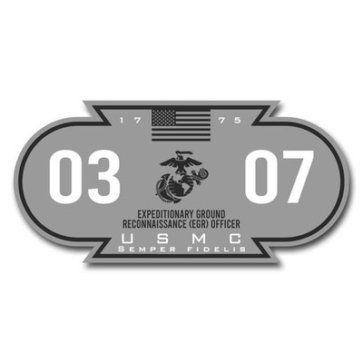 Marine Corps 0307 MOS Decal - USMC Truck Decal - Military Graphics - 8 ...