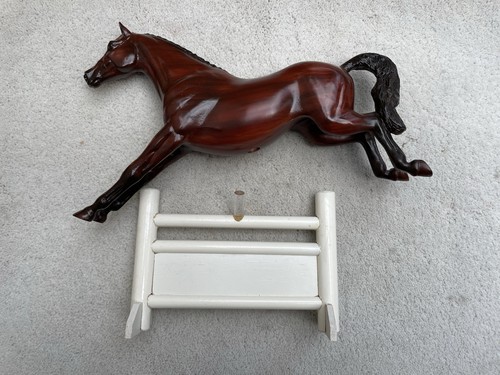 Breyer Peter Stone Jumping Sport Horse Decorator Woodgrain Glossy ...