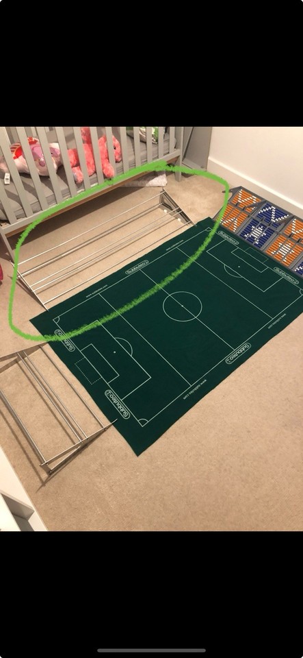 Subbuteo Terrace Wall Length Of Pitch | eBay UK