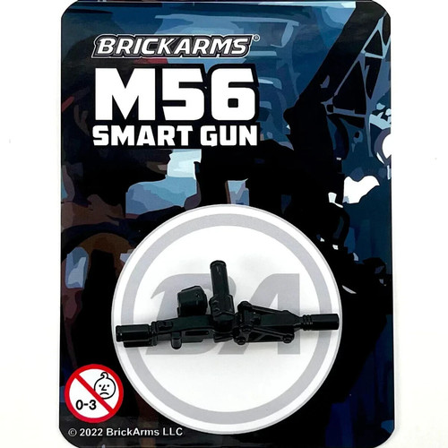Brickarms M56 Smart Gun weapon for Custom Minifigures NEW - Black | eBay