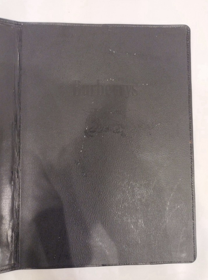 Burberry A5 Notebook Cover Schedule Logo Nova Check Beige Black RARE ...