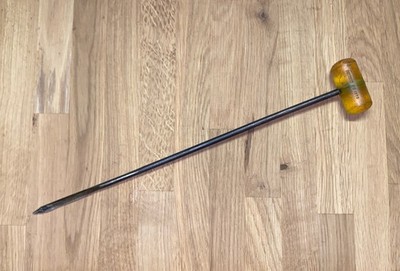 VINTAGE FOOTPRINT 1/4” WOOD AUGER SPOON BIT T AUGER GPO DATED 1975 OLD ...