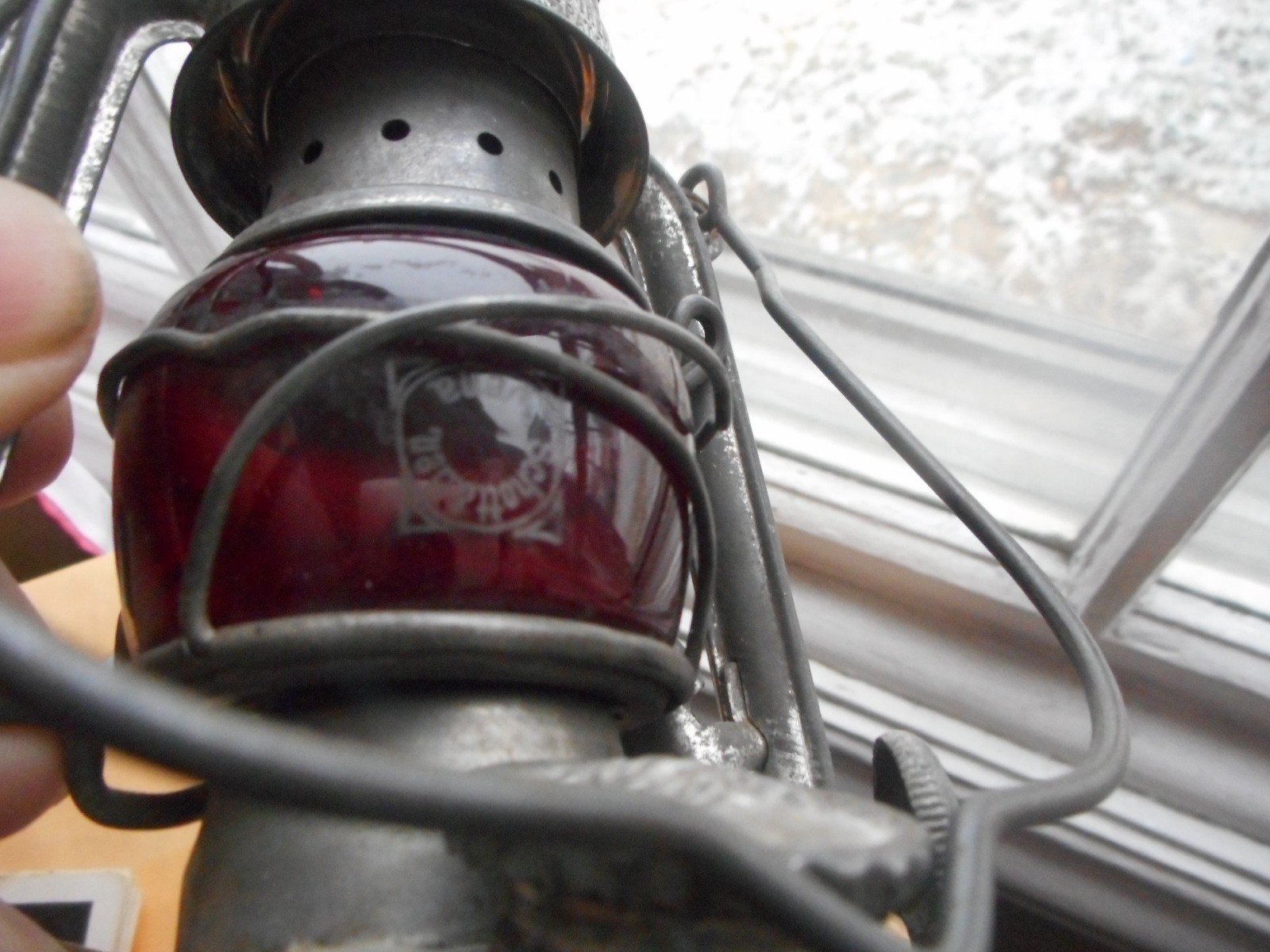 Rare Nier Fuerhand Atom No. 75 Lantern with original Red Globe | eBay