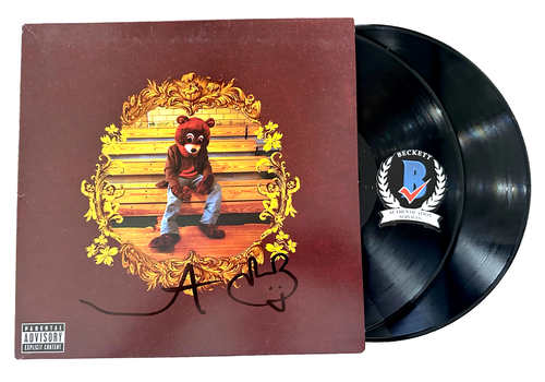 KANYE WEST SIGNED AUTOGRAPH VINYL RECORD ALBUM THE COLLEGE DROPOUT ...