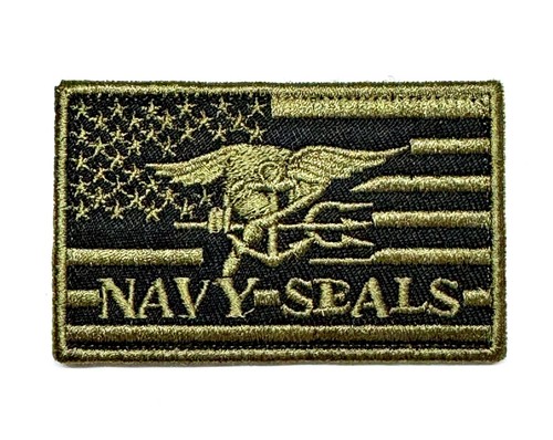 Embroidered Patch - Navy Seals - Military - Combat Specialists - Armed Forces | eBay