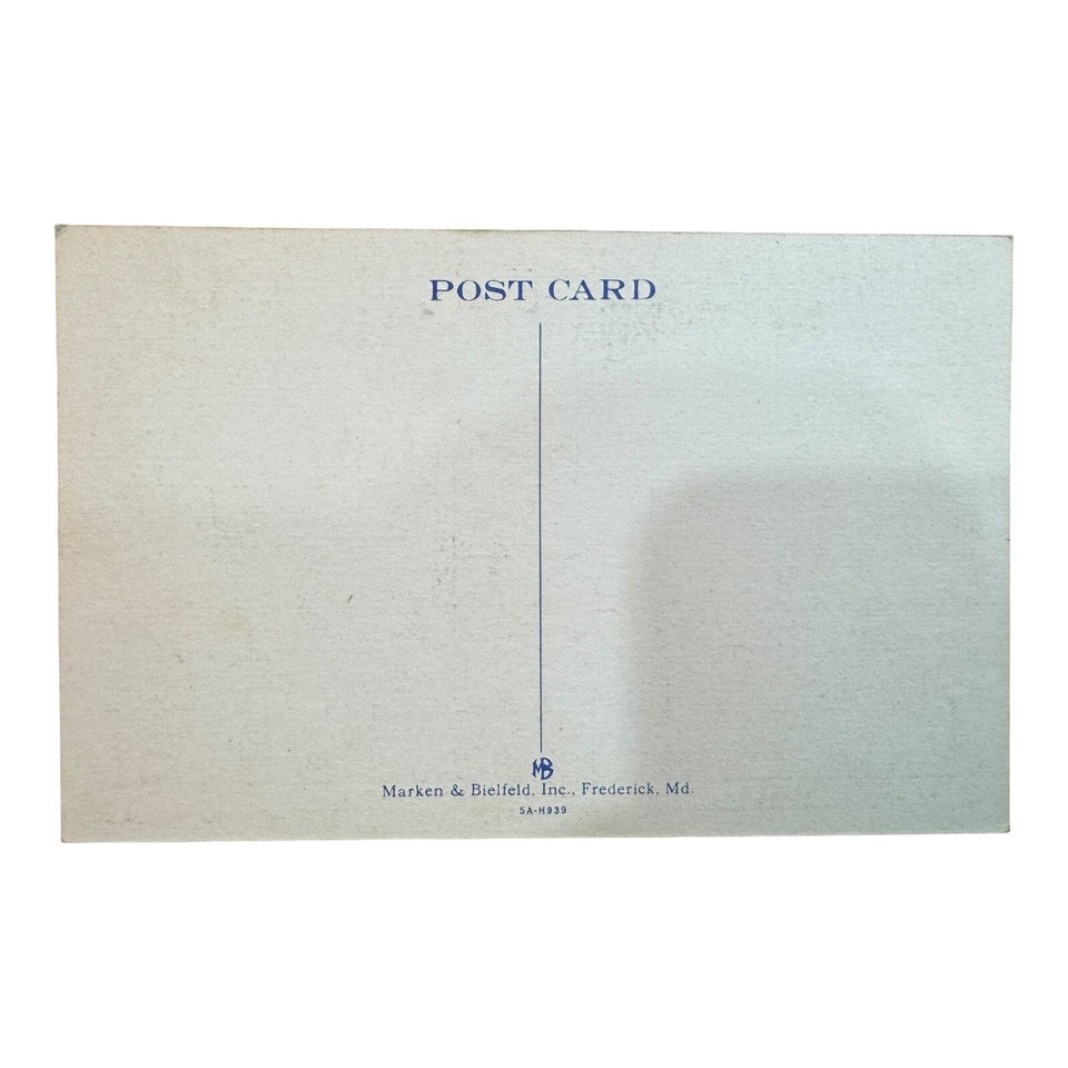1930s Francis Scott Key Postcard Star-Spangled Banner Monument and Key ...