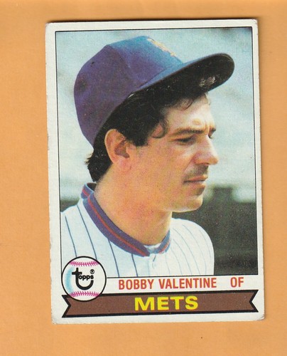 Bobby Valentine New York Mets 1979 Topps #428 Stamford Connecticut 7R ...