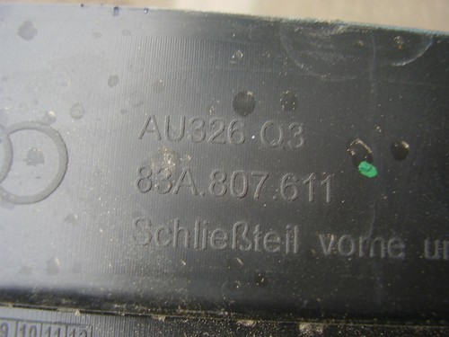 Genuine Volkswagen Audi 83A807611 PLATE 83A 807 611 | eBay