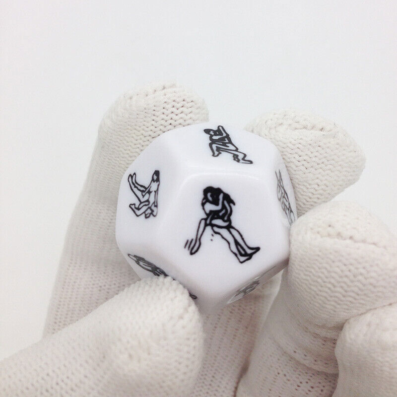2Pcs 12 Side Sex Position Dice Bachelor Party Adult Couple Lover ...