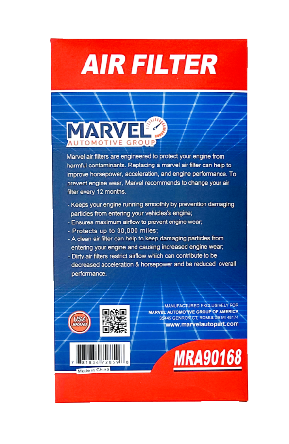 Marvel Engine Air Filter MRA90168 (3QF-129-620) for Volkswagen Atlas ...
