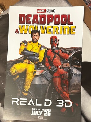 Deadpool & Wolverine Regal Cinemas “Real 3D” Poster and best friends ...