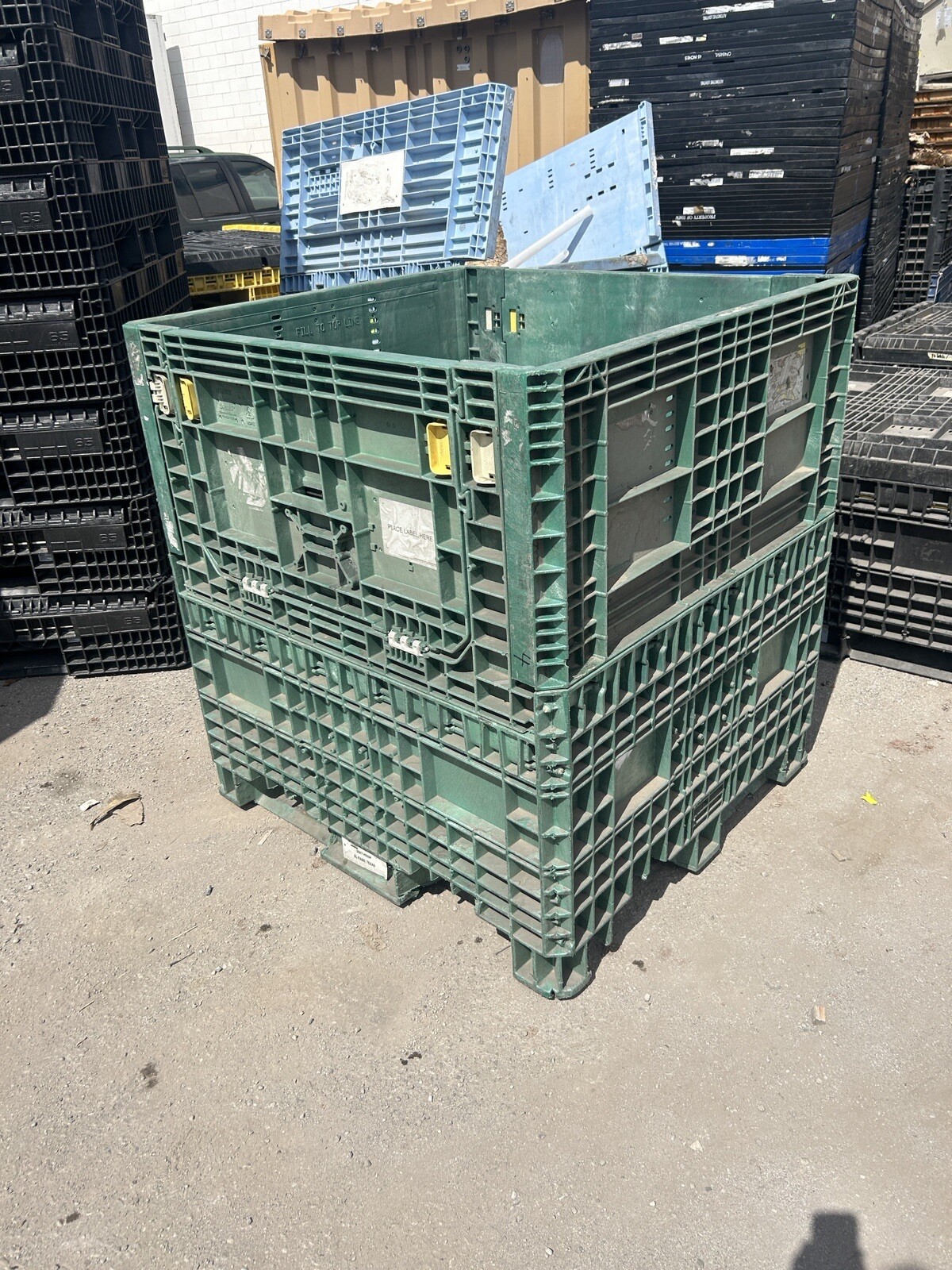 Collapsible Containers Pallet Boxes Tote Bin Orbis Ropak Buckhorn Arca ...