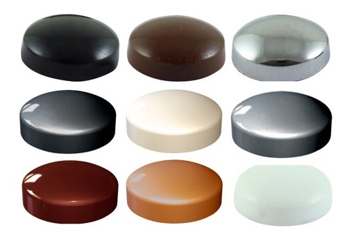 Decorative Plastic Two Piece Domed Screw Cap Covers 6-8 Gauge Screws ...