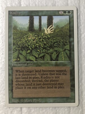MTG Kudzu Revised Edition Regular Rare. | eBay