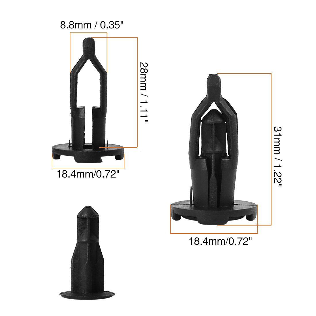 20pcs Push Type Fastener Rivet Retainer Clips for Scion for Toyota ...