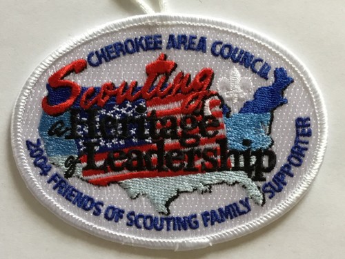 2004 Cherokee Area Council Friends of Scouting Family Supporter pocket ...