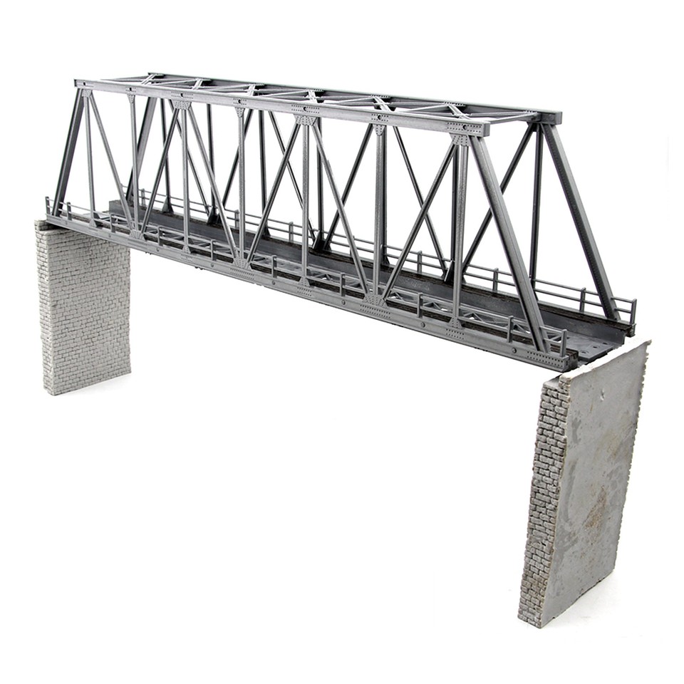 Evemodel HO Scale Model Truss Bridge Kit for Model Track Model Trains ...