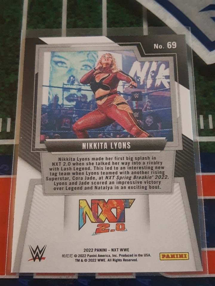 2022 Panini WWE NXT Base Card #69 Nikkita Lyons - NXT 2.0 | eBay