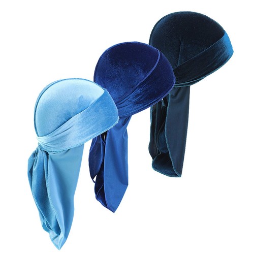 Durags Doo Rag Dew Rags for Men 360 Waves 5Pack Velvet Durags Headwear ...