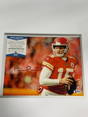 Hand Signed Photo 8x10 Patrick Mahomes BAS COA | eBay
