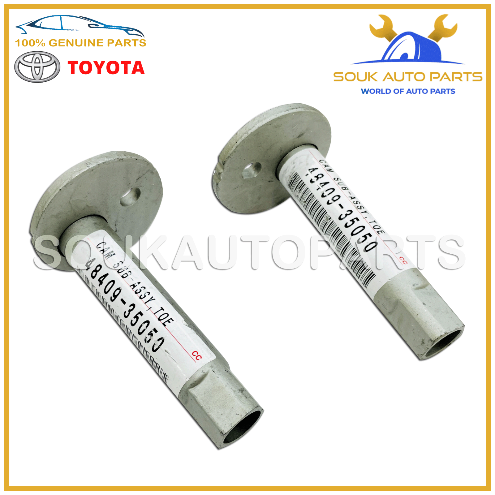 48409-35050 Genuine Toyota CAM ASSY, FRONT SUSPENSION TOE ADJUST (Set ...