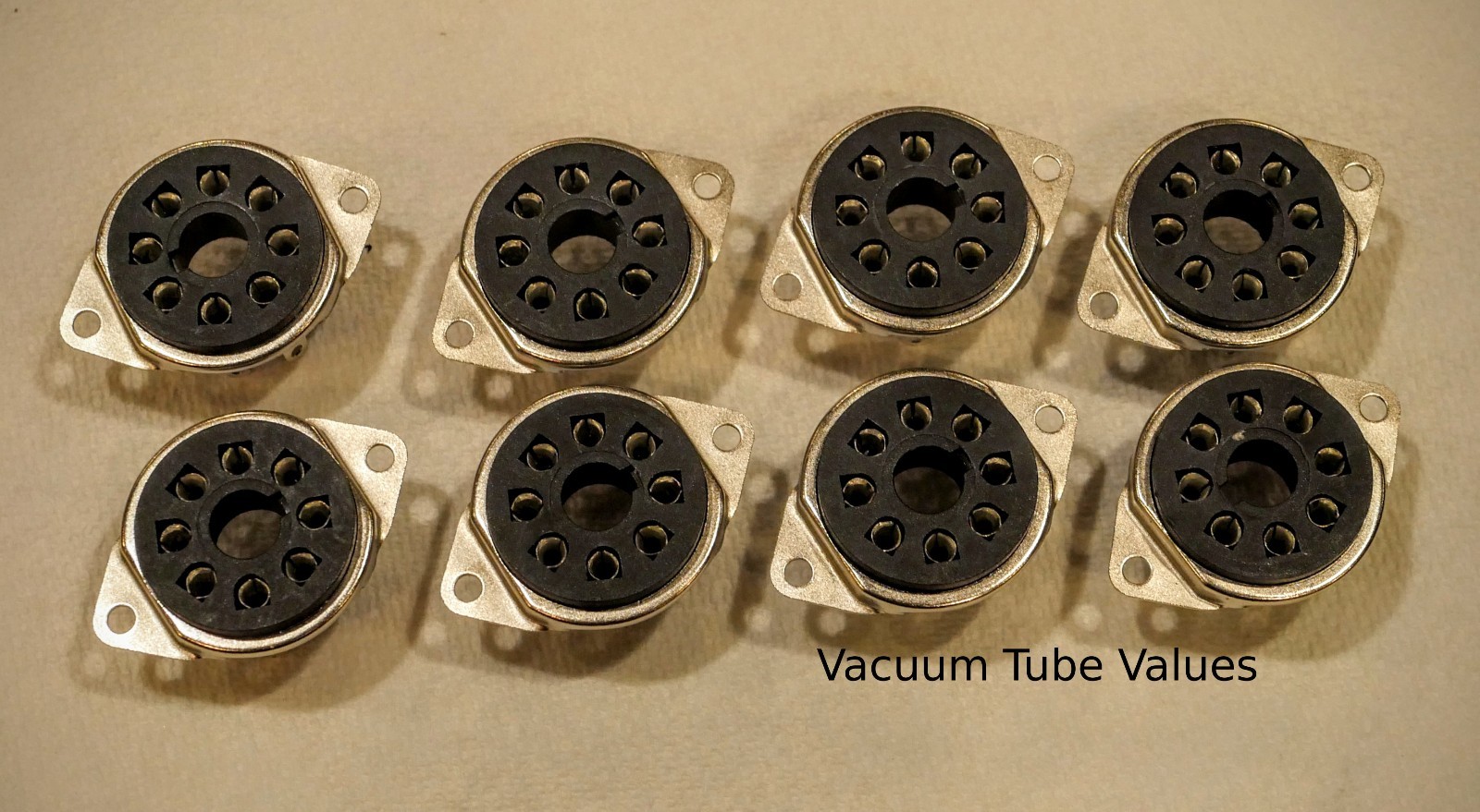 CELANEX 8 pin Octal Vacuum Tube Socket TOP BOTTOM MOUNT 8PINCLX 8 PCS ...