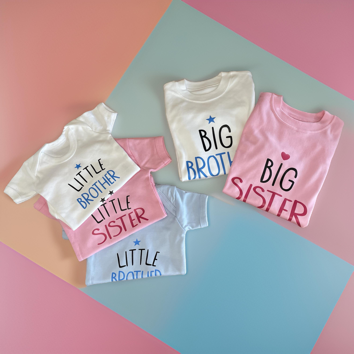 Camisetas De Hermano Mayor Y Hermana Pequeña Del Reino Unido Camiseta