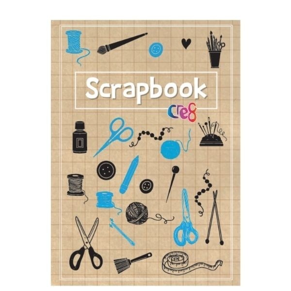 Two Scrap books A4 + Size Set of 2 Scrap Book Scrapbooks 32 grey pages ...