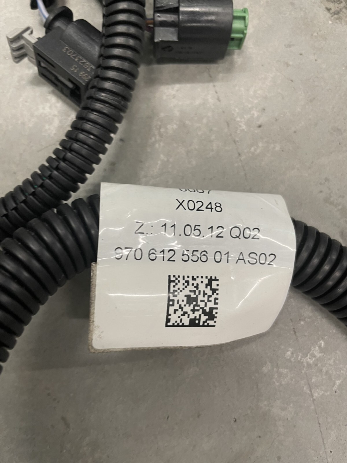 PORSCHE PANAMERA WIRE HARNESS FRONT BUMPER PDC 97061255601 2014 2015 ...