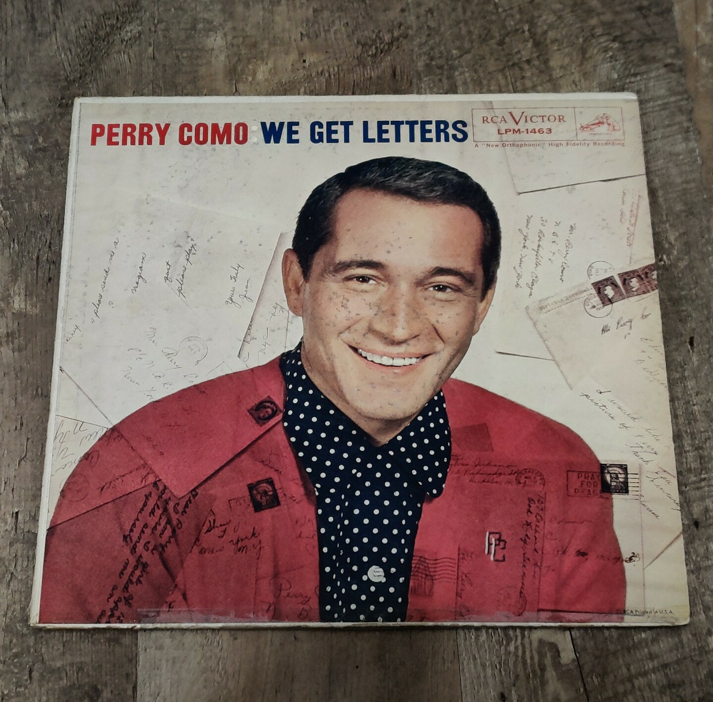 PERRY COMO WE GET LETTERS (VG/VG) LPM-1463 LP VINYL RECORD Play Tested ...