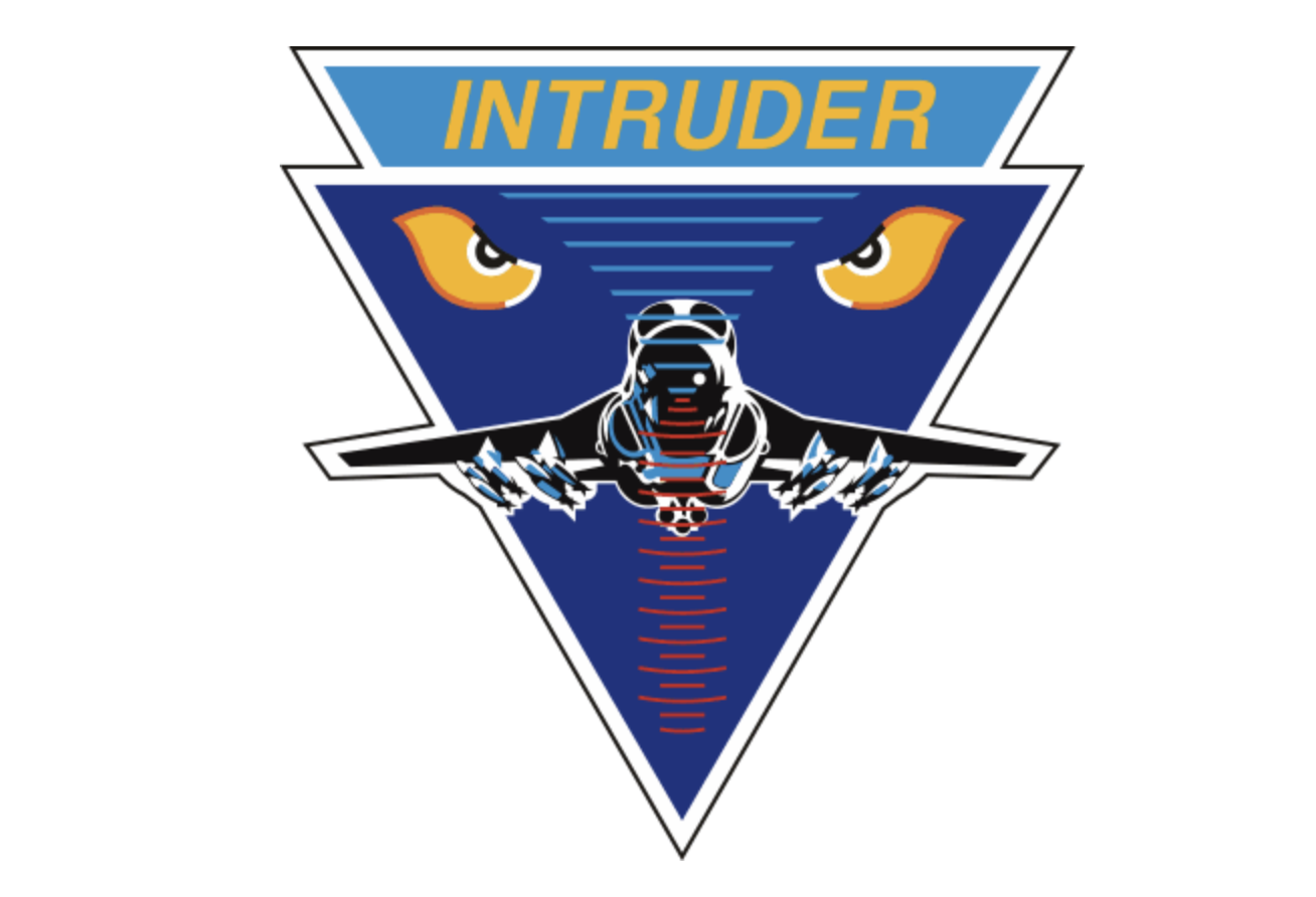 4" us navy grumman a-6 intruder logo bumper sticker decal usa made | eBay