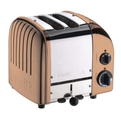 Dualit Toasters 8"Hx10"W New Gen 2-Slice Copper Wide Slot Toaster W ...