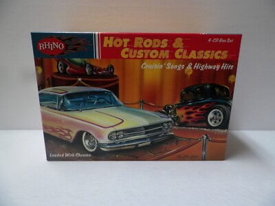 1999 Rhino- Hot Rods & Custom Classics- 4 CD Box Set- "Please Read ...