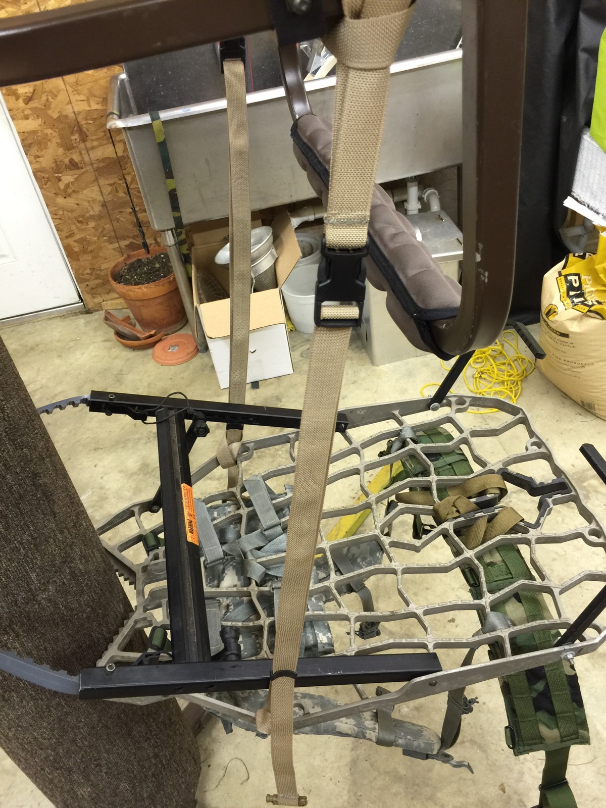 Tree Stand Stabilizer Straps(only)lone wolf,summit,api,big game,ol`man ...