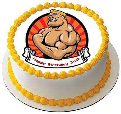Muscle Man Cake