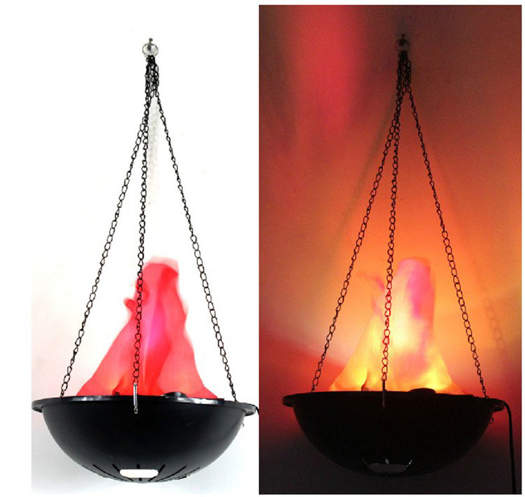 US LED Fake Flame Effect Lamp Torch Light Fire Campfire Centerpiece ...