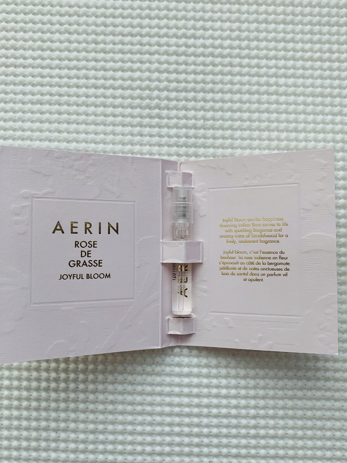 Aerin Perfume Collection Sample Size 7pcs (Rose De Grasse, Amber Musk ...