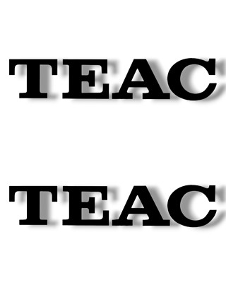 TEAC 2 Pack Decals Stickers - High Quality Vinyl - Perfect for Audio ...