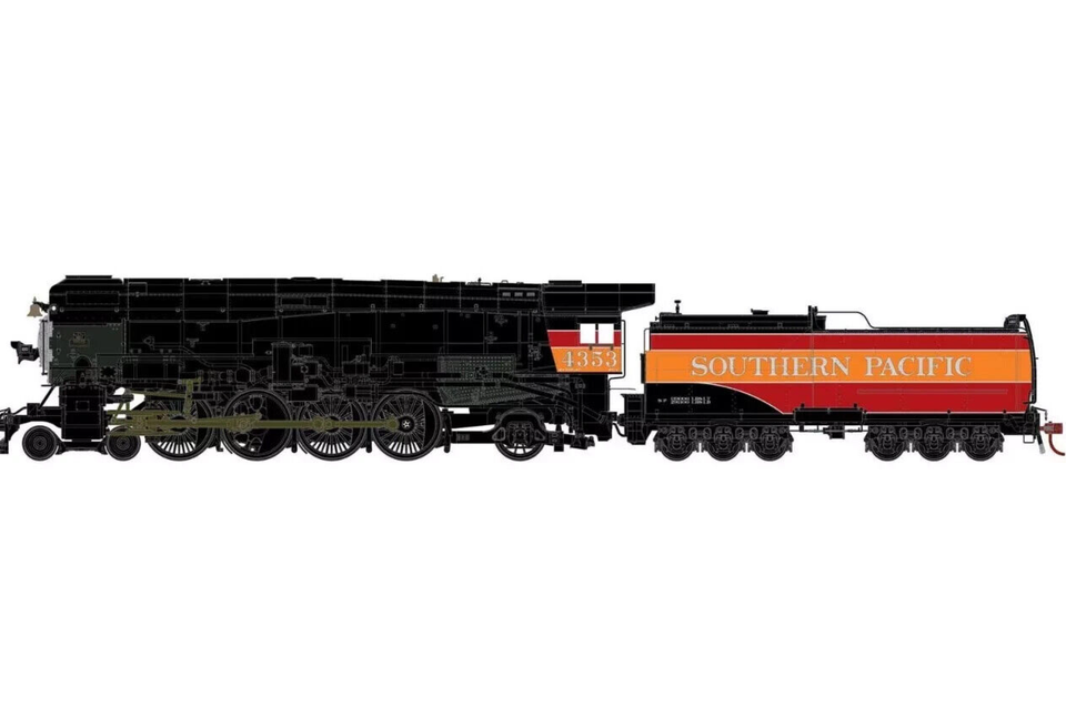 ATHG 71659 Southern Pacific MT-4 4-8-2 Mountain Steam Loco w/DCC/Sound ...