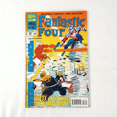 Fantastic Four Annual #27 1st TVA Mr Tesseract (1994 Marvel Comics) VF ...
