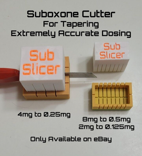 SubSlicer Suboxone Cutter For 8/4/2mg Strips For Tapering | eBay