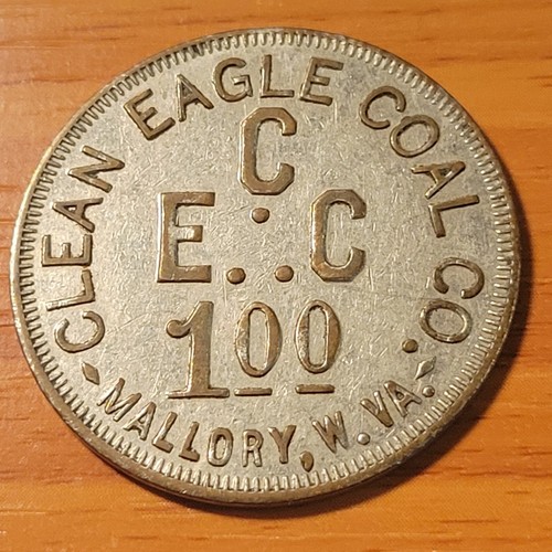 Mallory West Virginia WV 1.00 Clean Eagle Coal Co Scrip Script Mining ...