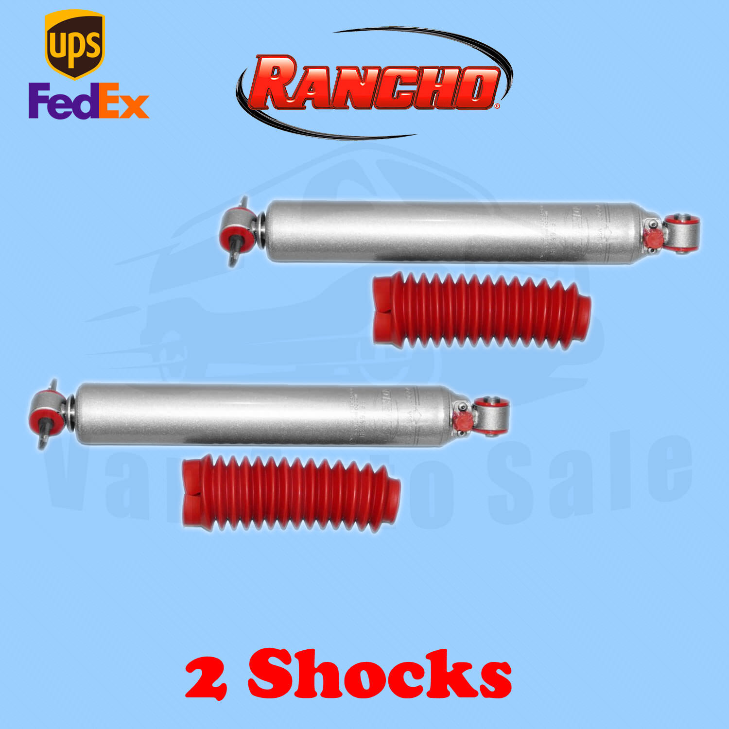 Rancho RS9000XL Rear Shocks for Ford Excursion 4WD 00-05 Kit 2 | eBay