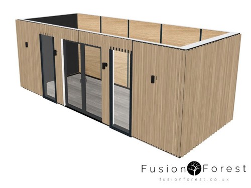 Shipping Container Office, Garden Room, Glamping Pod, Insulated ...