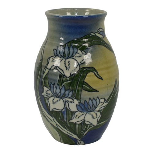 Santa Barbara Ceramic Design 1978 Art Pottery Hand Painted Floral Vase ...