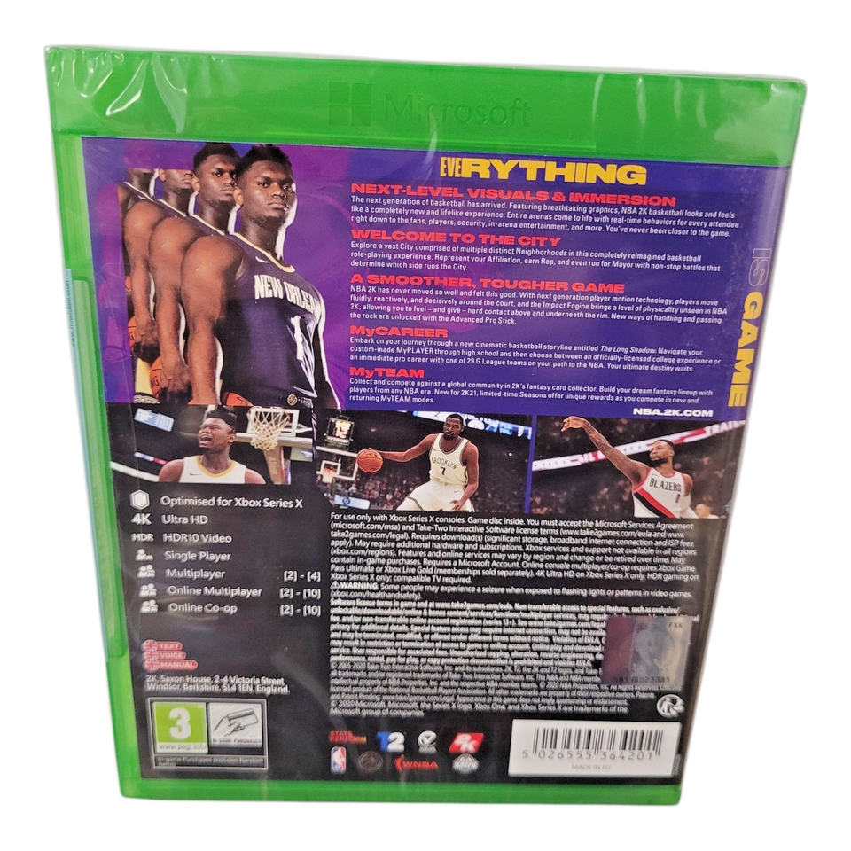 NBA 2K21 Xbox Series X BRAND NEW & SEALED | eBay Australia