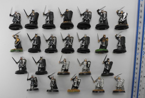 24 MEN OF NUMENOR Plastic Lord of the Rings Good Army Last Alliance ...